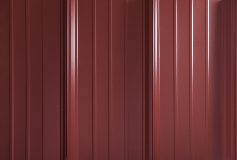 Red Metal Roof Texture