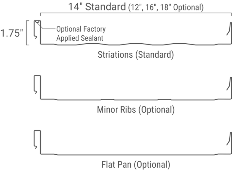 Snap Seam - Clip Mounted Standing Seam - Best Buy Metals